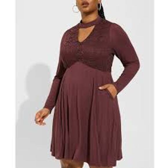 torrid | Dresses | Torrid 3x Plus Womens Sassafras Super Soft Lace ...
